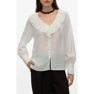 Vero Moda Billy Chelsea Collar Button-up Shirt