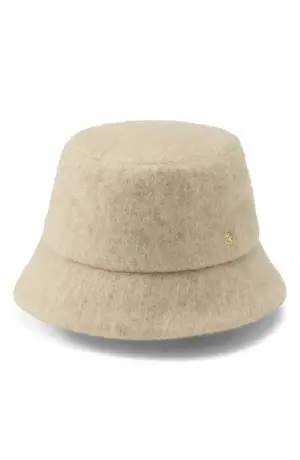 Helen Kaminski Rita Wool Blend Bucket Hat - Wheat