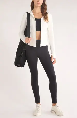 Zella Cozy Tech Pocket Leggings - Black