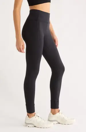 Zella Cozy Tech Pocket Leggings - Black