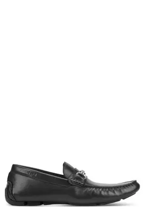 KENNETH COLE Theme Bit Moc Toe Driving Loafer - Black