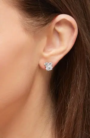 Nadri Stellar Cluster Stud Earrings - Rhodium