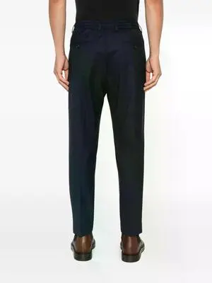 BE ABLE Pleated Trousers With Elasticated Waist