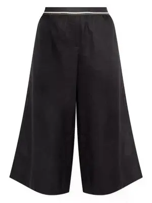 RETHINKIT STUDIOS Elasticated-waistband Cropped Trousers