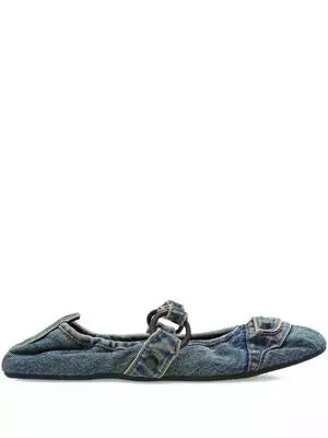 Balenciaga Round Toe Flats For Women