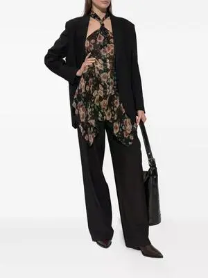 IRO PARIS Lassan Floral-print Top