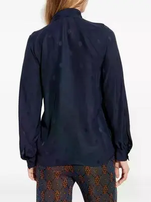 Etro Long-sleeved Bow Blouse