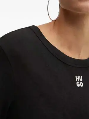 Hugo Logo-embroidered Dress