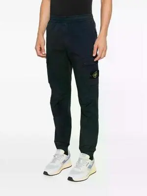 Stone Island Stretch-tc Twill Cargo Pants - Blue
