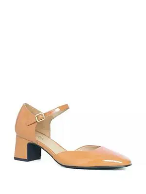 STUDIO CHOFAKIAN Fiber Ankle Strap Pumps