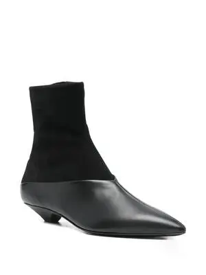 SERGIO ROSSI 30mm Pointed-toe Boots