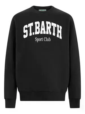 MC2 SAINT BARTH Logo-print Sweatshirt - Black