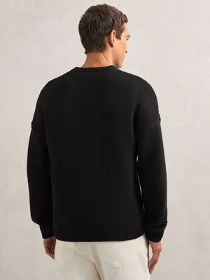 REISS Randal Wool-blend Relaxed Jumper