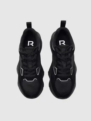 REISS Io Chunky-sole Panelled Runner Trainers