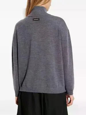 RETHINKIT STUDIOS Oslo Zip-up Funnel-neck Sweater