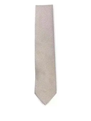 Brioni Silk Neck Tie - Neutrals