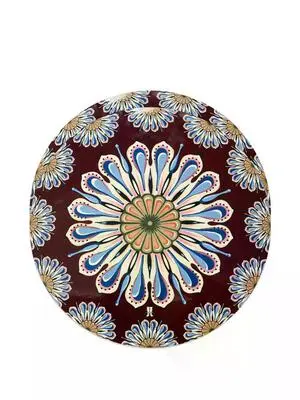 La DoubleJ Printed Disk Placemats - Brown