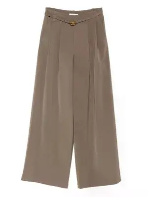 ISABELLE BLANCHE Belted Pleated Trousers