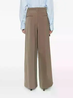 ISABELLE BLANCHE Belted Pleated Trousers