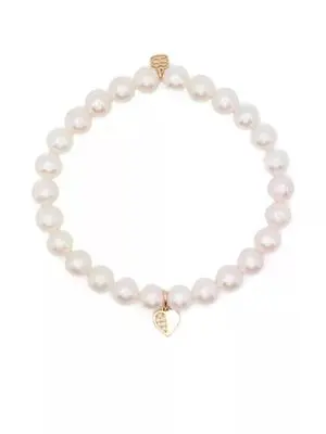 SYDNEY EVAN 14k Yellow Pearl And Diamond Bracelet - Gold