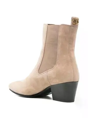 TWINSET Suede Chelsea Boots