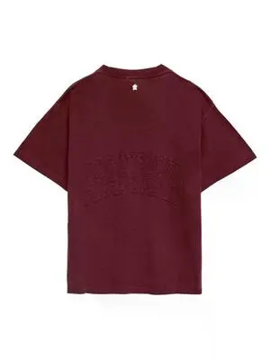A PAPER KID Textured Crewneck T-shirt
