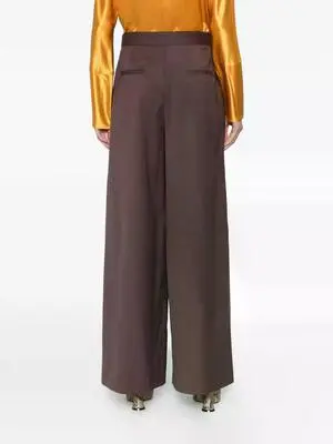 ISABELLE BLANCHE Pleat-detail Wide Leg Trousers