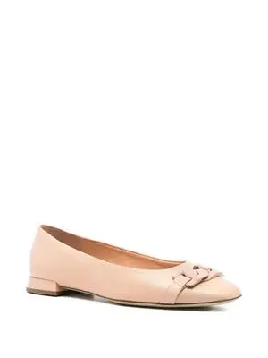 HOGL Chain-link Detail Ballet Flats