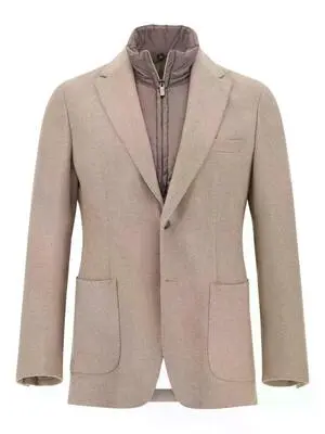 BOGGI MILANO Removable-gilet Patch-pockets Blazer