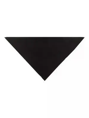 Faliero Sarti Triangular Cashmere Scarf - Black