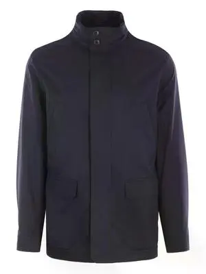 Zegna Buttoned Wool Coat