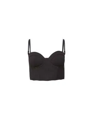 Fleur Du Mal Cropped Terry Bustier