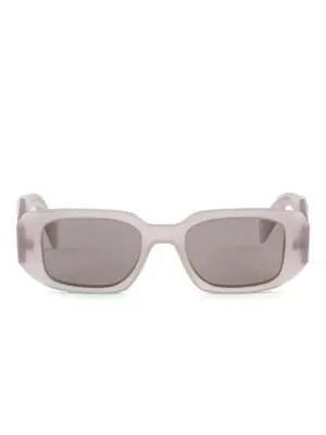 Prada Symbole Rectangle Sunglasses - Neutrals