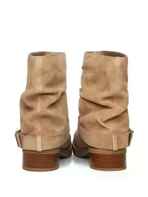Michael Kors Buckled Biker Boots