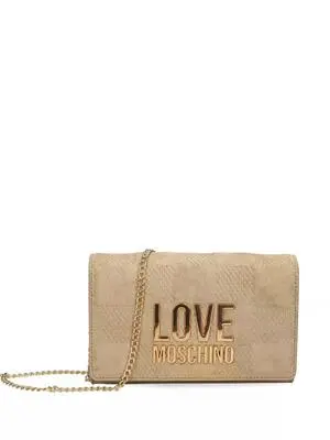 Moschino Gold Tone Shoulder Bags