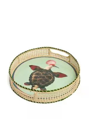 La DoubleJ Raffia Tray