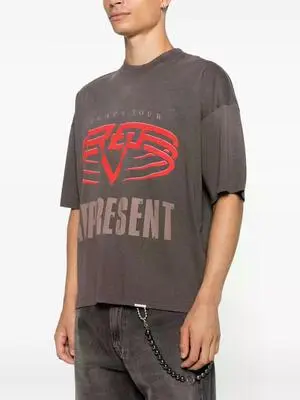 REPRESENT Logo-print T-shirt - Black