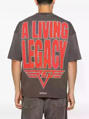 REPRESENT Logo-print T-shirt - Black