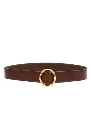 Saint Laurent Leather Belt - Brown