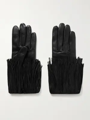 AGNELLE Lena Leather Gloves