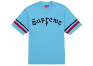 Supreme Cross Short Sleeve Top - Cyan