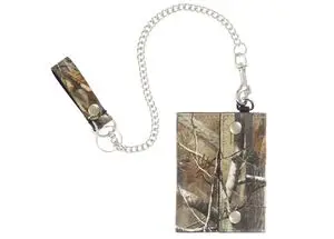 Supreme Leather Chain Wallet - Realtree Hardwoods Camo