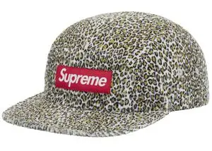 Supreme Corduroy Camp Cap - Leopard