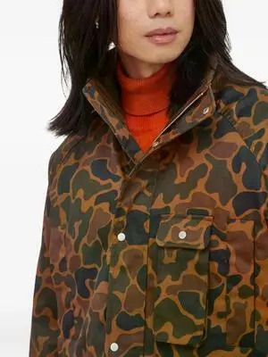 LES DEUX Camouflage Pattern Padded Coat