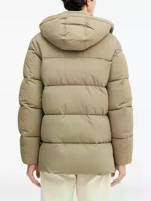 TRUSSARDI Hooded Puffer Coat - Neutrals