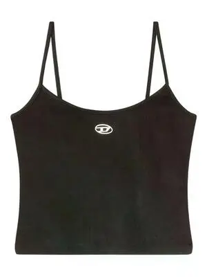 DIESEL® Logo-detail Tank Top - Black