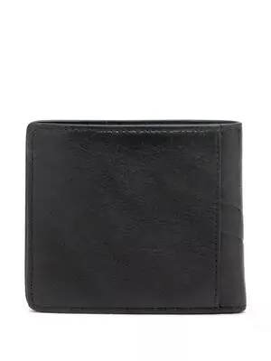 DIESEL® Leather Bi-fold Wallet - Black
