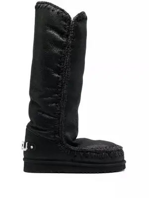 Mou Eskimo Rhinestone-logo Boots