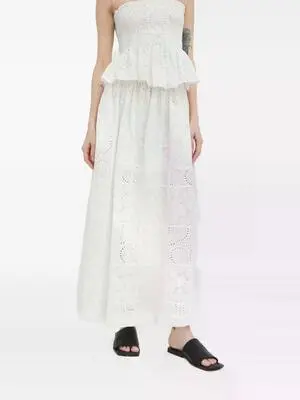 HERSKIND Eyelet-slit Maxi Skirt