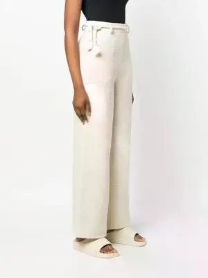 BENJAMIN BENMOYAL Azoul Rope-detail Trousers
